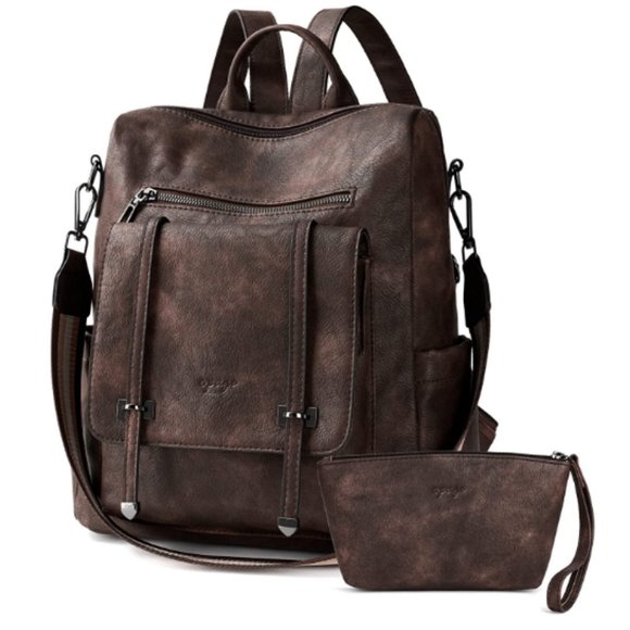 Bags | Backpack Purse For Women Leather Backpack Purse Travel Backpack ...